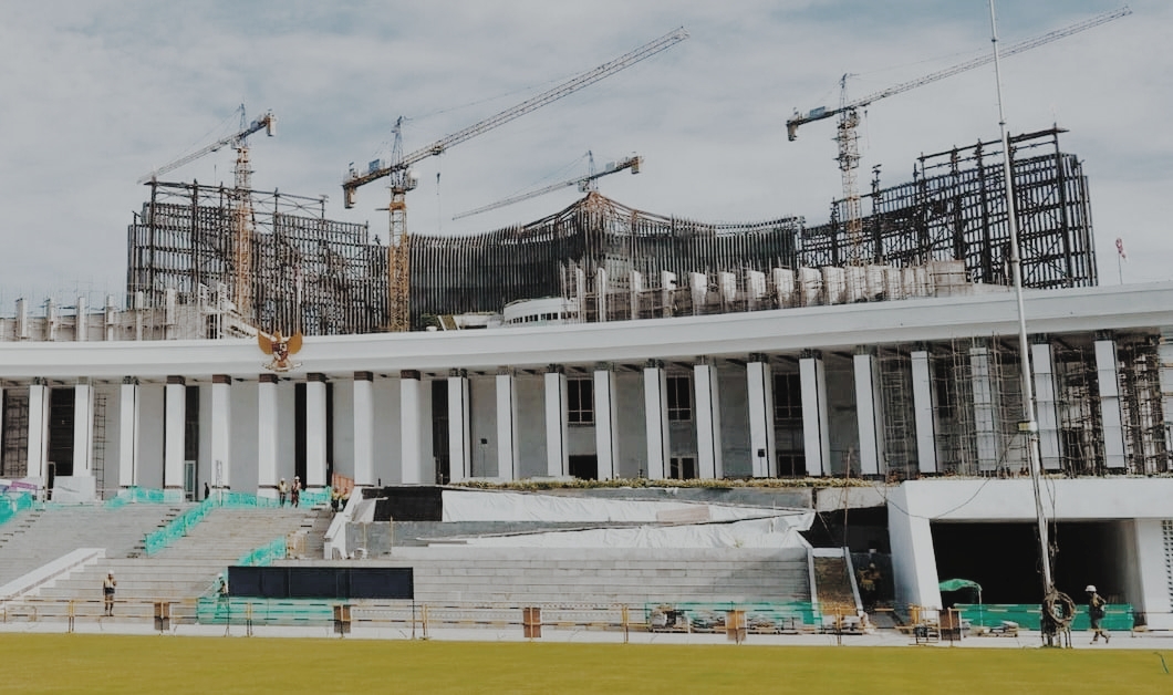 Pekan Depan Bilah Sayap Garuda Kantor Presiden di IKN Rampung Terpasang ...